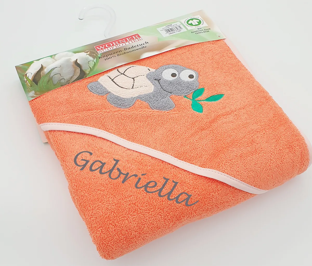 Babyhandtuch Mit Kapuze Mit Namen